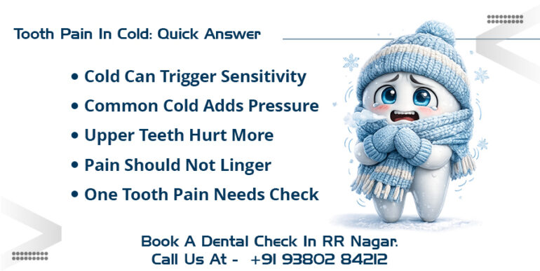 Tooth Pain In Cold: Are They Connected? - Credence Dental
